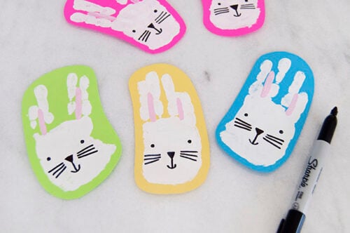 Handprint Bunny - The Best Ideas for Kids