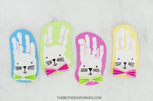 Handprint Bunny - The Best Ideas for Kids
