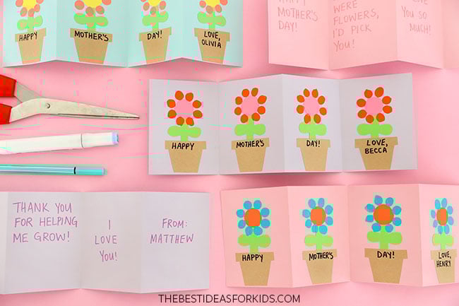 Fingerprint Mother's Day Card - The Best Ideas for Kids