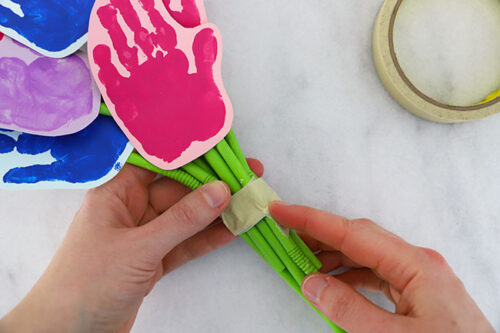 Handprint Flower Craft - The Best Ideas for Kids