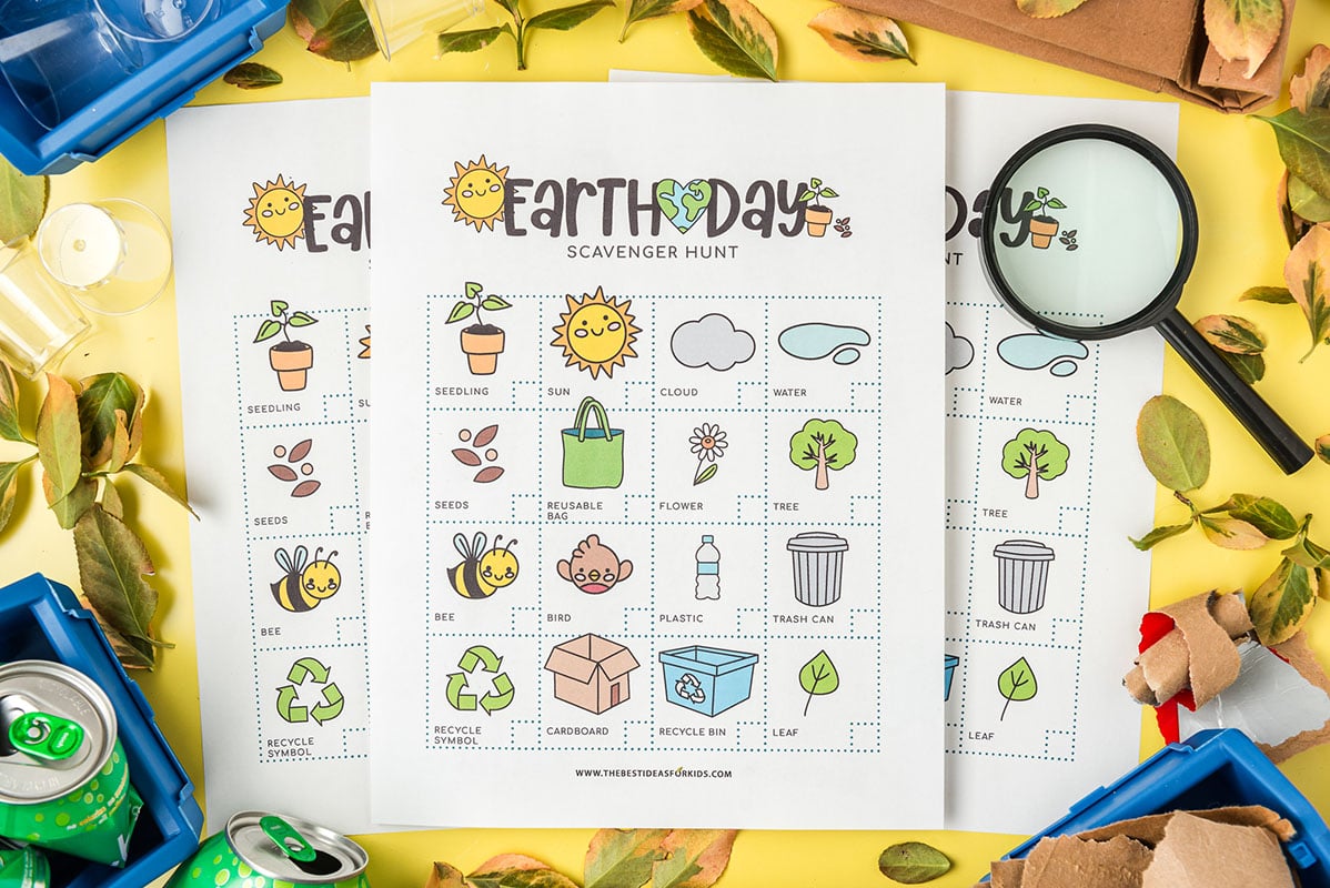Earth Day Scavenger Hunt - The Best Ideas for Kids