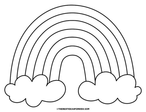 Rainbow Template (Free Printables) - The Best Ideas for Kids