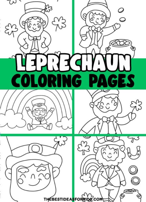 Leprechaun Coloring Pages (Free Printables) - The Best Ideas for Kids