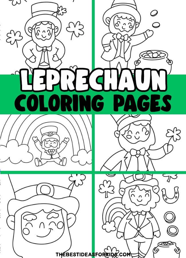 Leprechaun Coloring Pages (Free Printables) - The Best Ideas for Kids