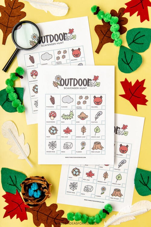 Outdoor Scavenger Hunt (Free Printable) - The Best Ideas for Kids