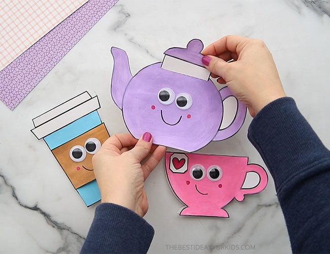 Teapot and Coffee Cards (with Free Printables) - The Best Ideas for Kids