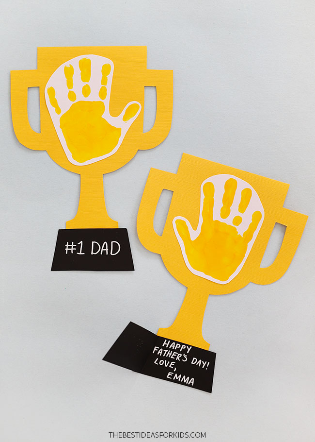 Handprint Trophy - The Best Ideas for Kids