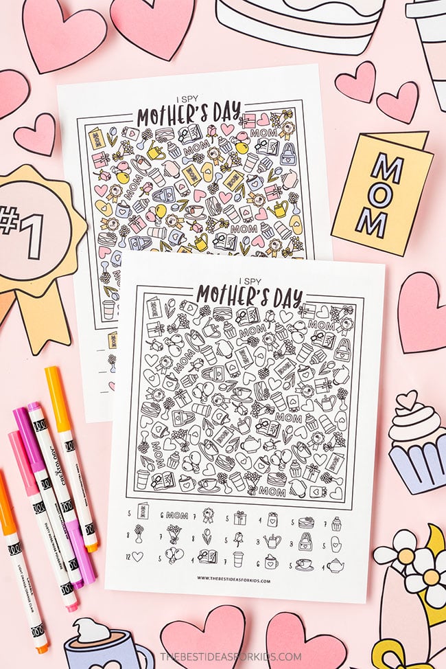 Mother's Day I Spy (Free Printables) - The Best Ideas for Kids