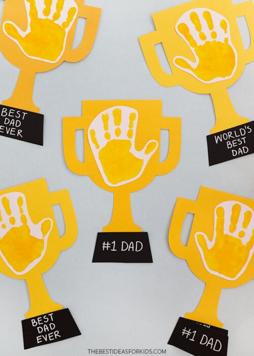 Handprint Trophy - The Best Ideas for Kids