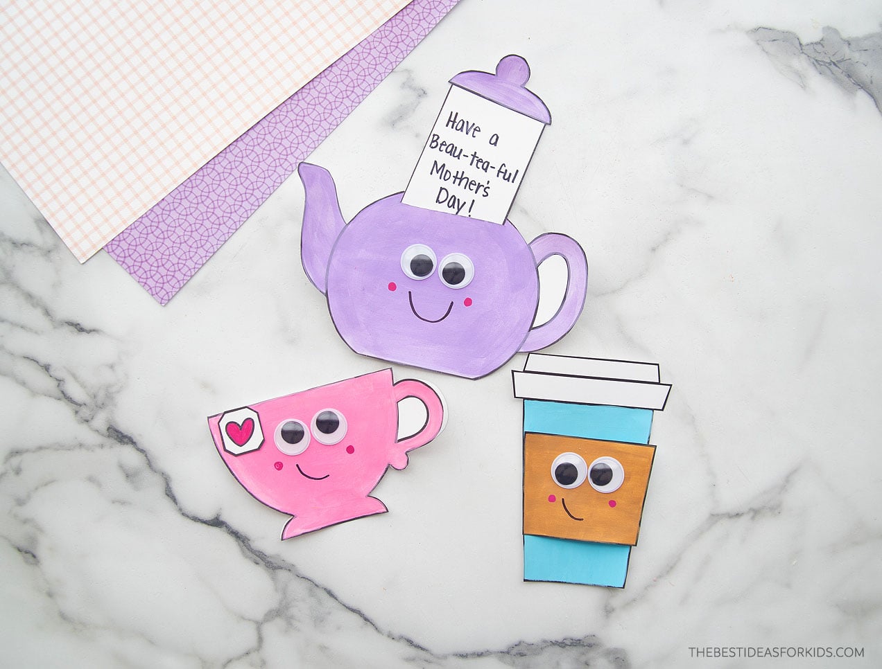 Teapot and Coffee Cards (with Free Printables) - The Best Ideas for Kids