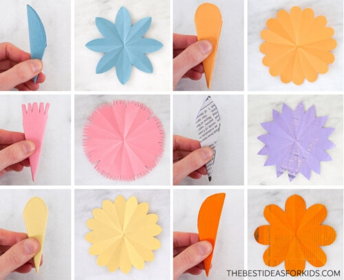 How to Make Paper Flowers - The Best Ideas for Kids