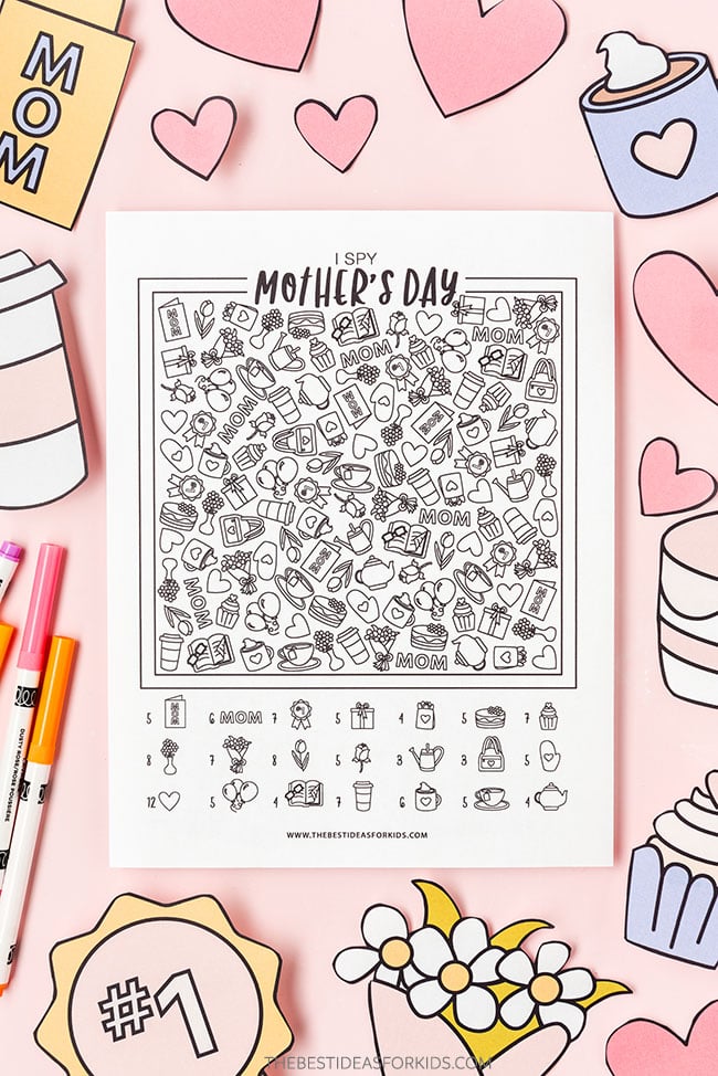 Mother's Day I Spy (Free Printables) - The Best Ideas for Kids