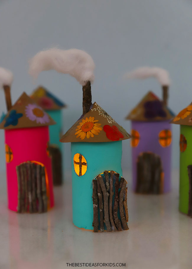 Toilet Paper Roll Fairy House - The Best Ideas for Kids