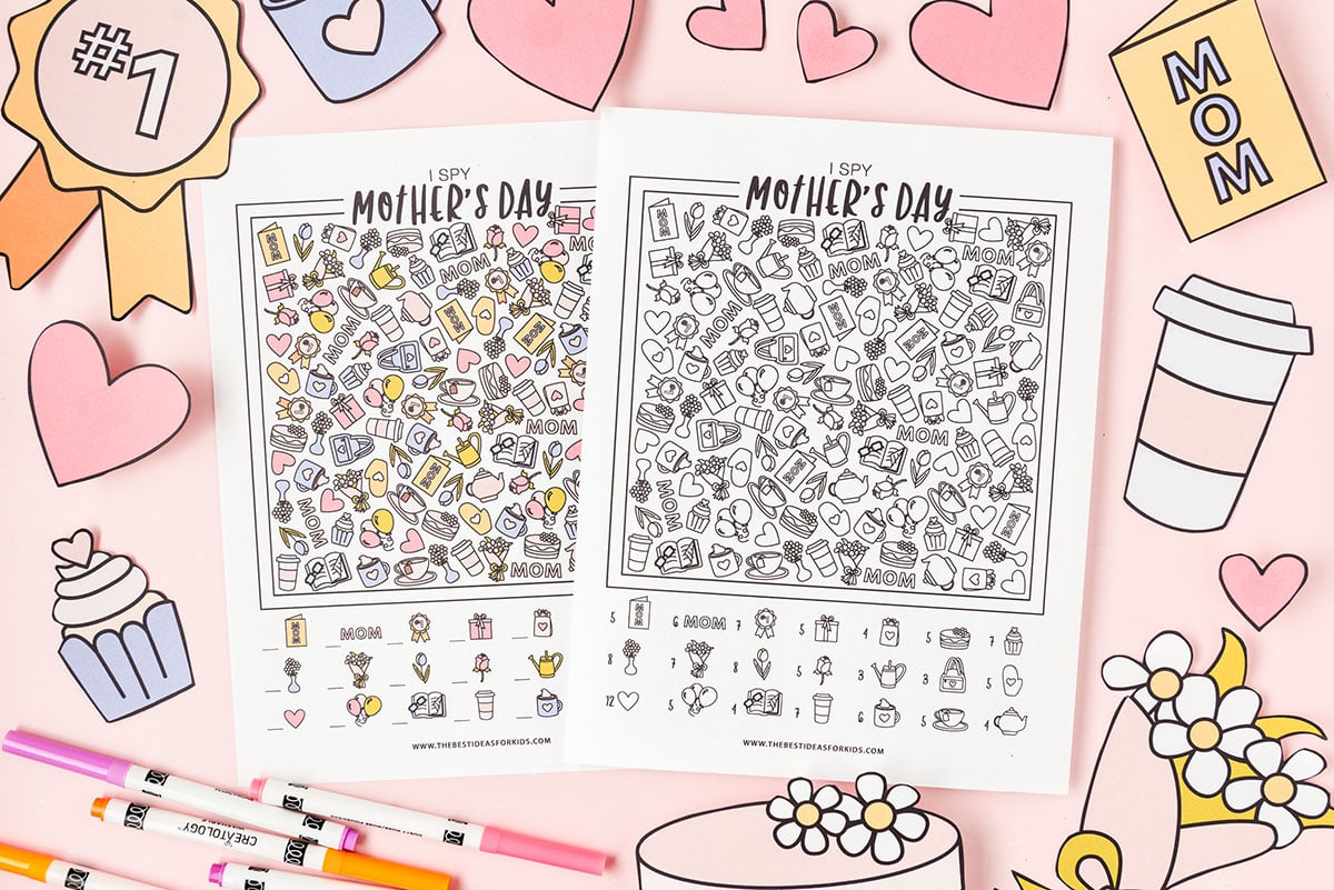 Mother's Day I Spy (Free Printables) - The Best Ideas for Kids