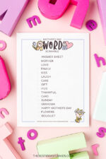 Mother's Day Word Scramble (Free Printables) - The Best Ideas for Kids