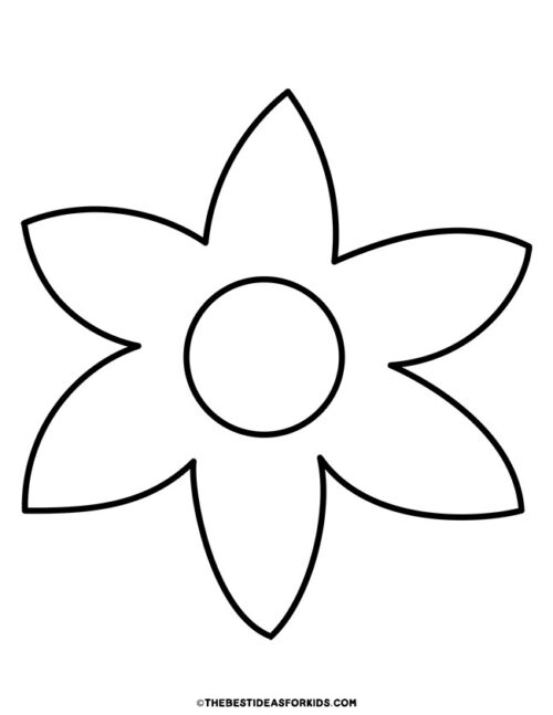 Flower Templates (Free Printables) - The Best Ideas for Kids