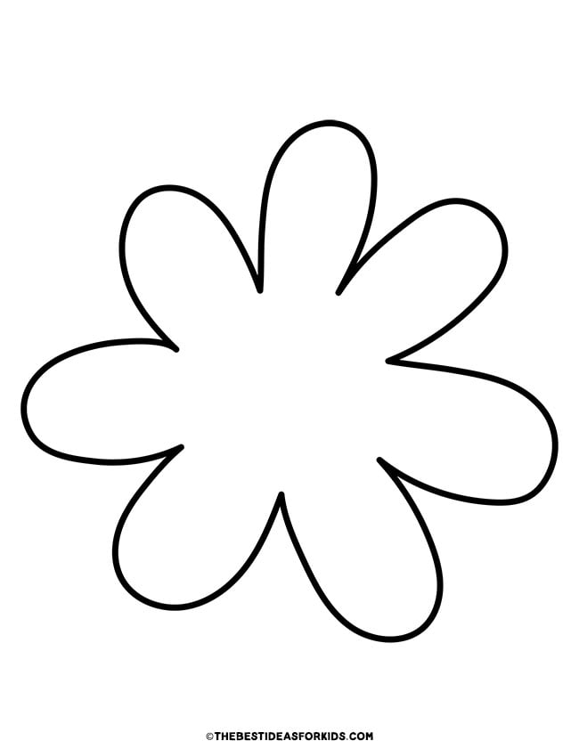 Flower Templates (Free Printables) - The Best Ideas for Kids