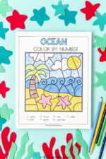 Ocean Color By Number (Free Printables) - The Best Ideas for Kids