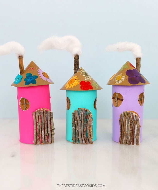 Toilet Paper Roll Fairy House - The Best Ideas for Kids