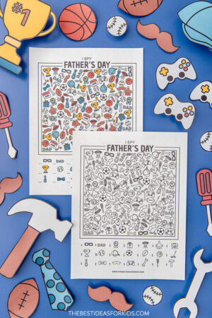 Father's Day I Spy (Free Printable) - The Best Ideas for Kids