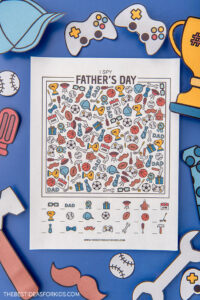 Father's Day I Spy (Free Printable) - The Best Ideas for Kids