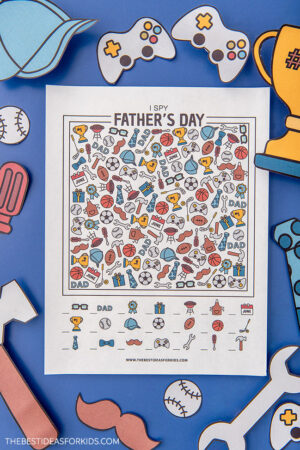 Father's Day I Spy (Free Printable) - The Best Ideas for Kids