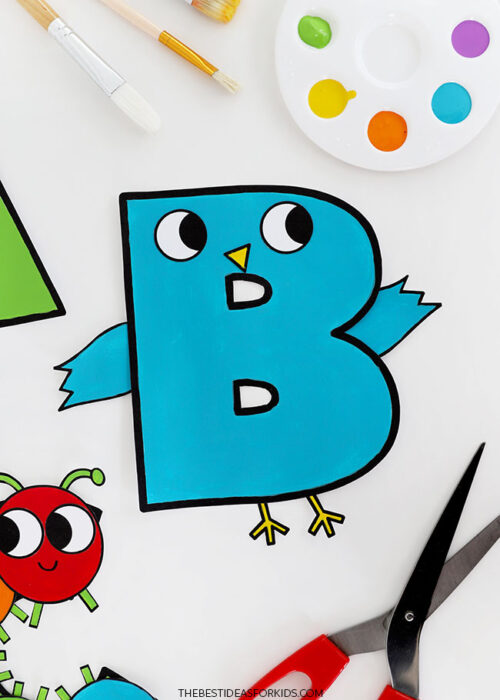 Letter Crafts (Free Printables) - The Best Ideas for Kids