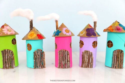 Toilet Paper Roll Fairy House - The Best Ideas for Kids