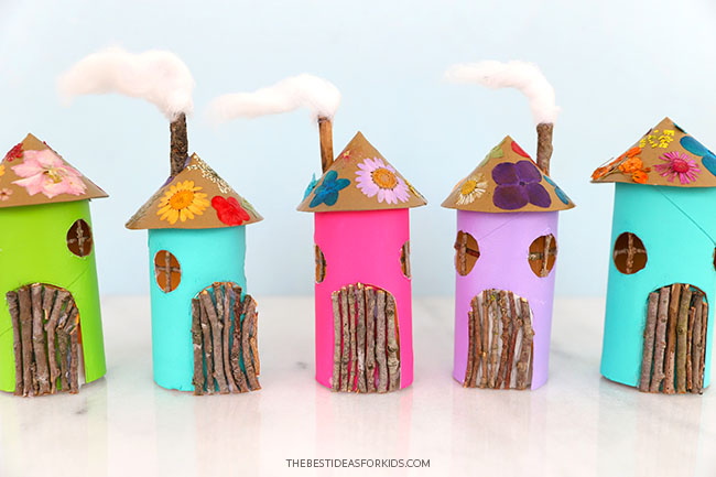 Toilet Paper Roll Fairy House - The Best Ideas for Kids