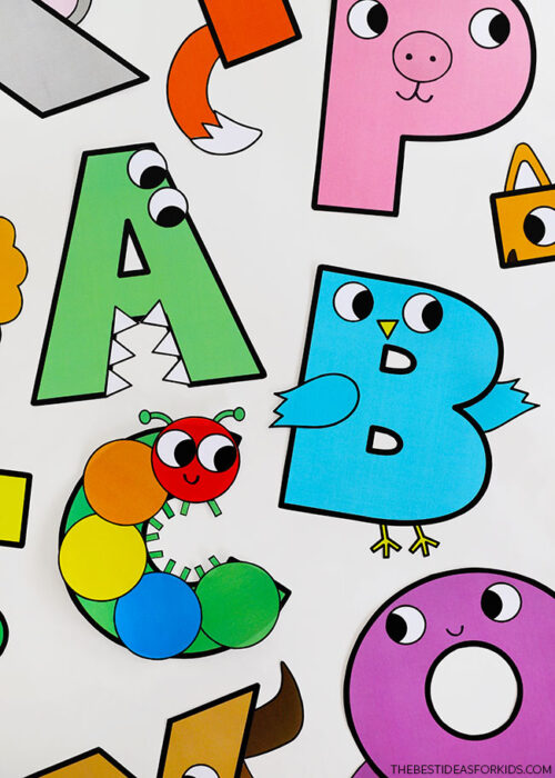 Letter Crafts (Free Printables) - The Best Ideas for Kids