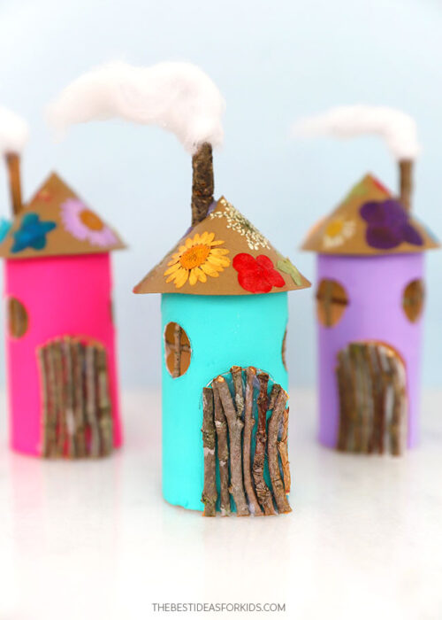 Toilet Paper Roll Fairy House - The Best Ideas for Kids