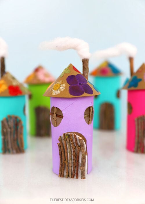 Toilet Paper Roll Fairy House - The Best Ideas for Kids