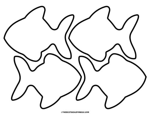 Fish Template (Free Printables) - The Best Ideas for Kids