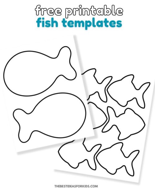 Fish Template (Free Printables) - The Best Ideas for Kids