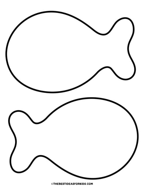 Fish Template (Free Printables) - The Best Ideas for Kids