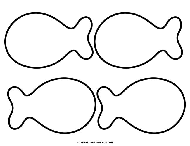 Fish Template (Free Printables) - The Best Ideas for Kids