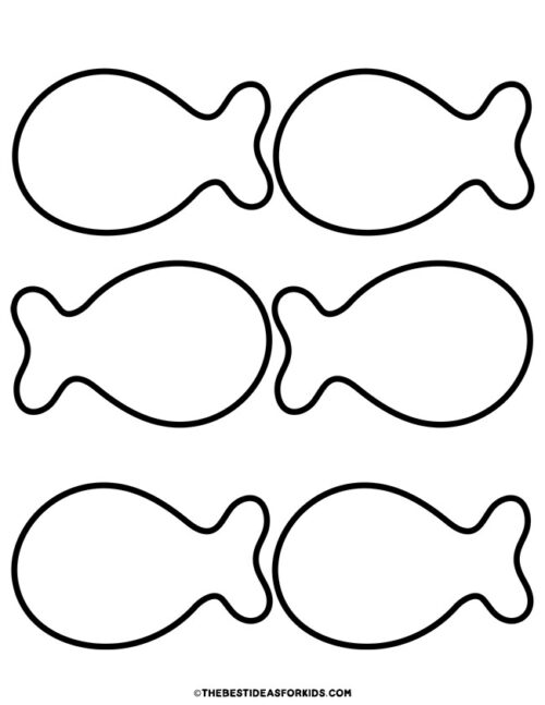 Fish Template (Free Printables) - The Best Ideas for Kids