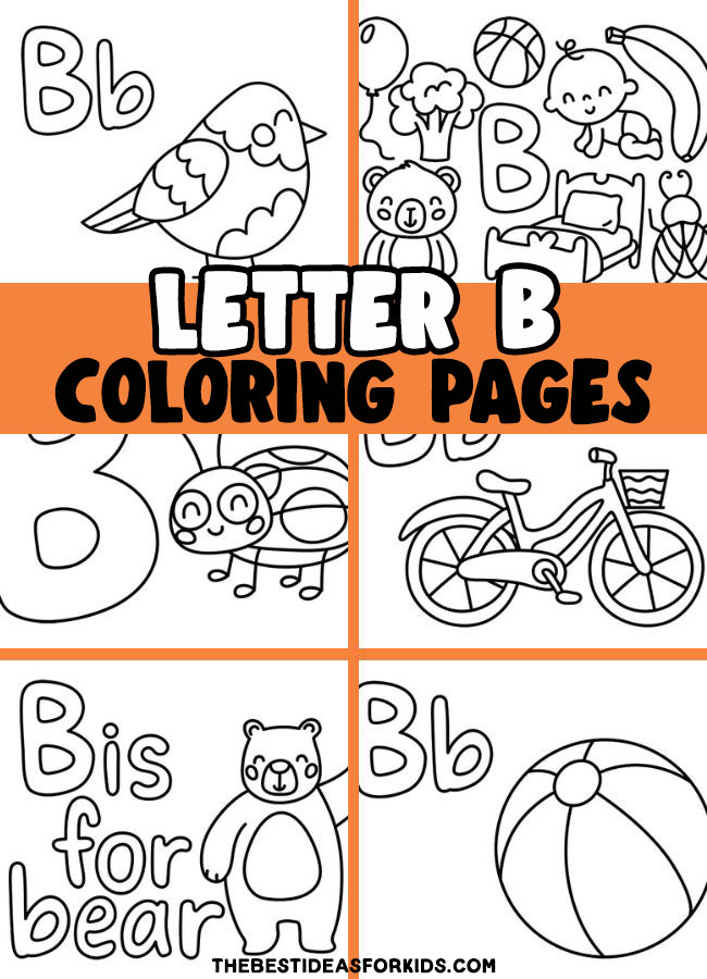 Letter B Coloring Pages (Free Printables) - The Best Ideas for Kids