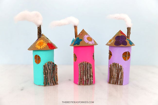 Toilet Paper Roll Fairy House - The Best Ideas for Kids