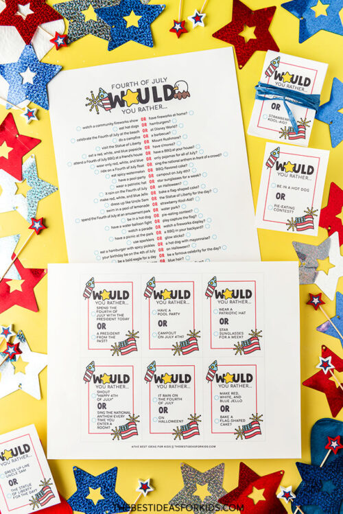 4th of July Would You Rather - The Best Ideas for Kids