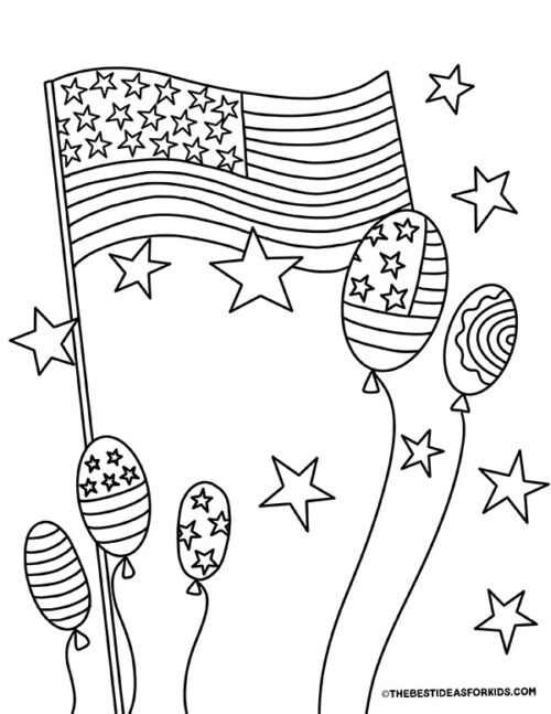 4th of July Coloring Pages (Free Printables) - The Best Ideas for Kids