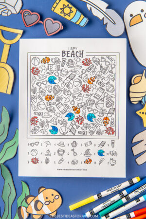 I Spy Beach Printable (Free Printables) - The Best Ideas for Kids