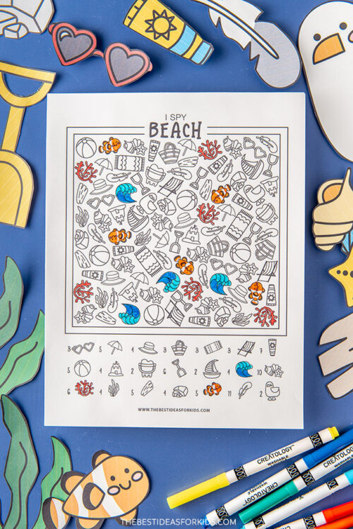 I Spy Beach Printable (Free Printables) - The Best Ideas for Kids