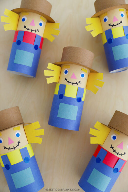 Toilet Paper Roll Scarecrow - The Best Ideas for Kids