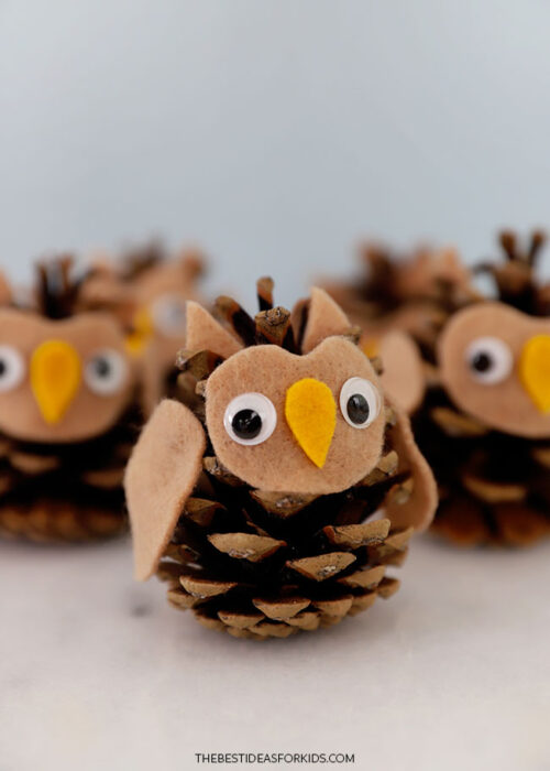 Pine Cone Owl - The Best Ideas for Kids