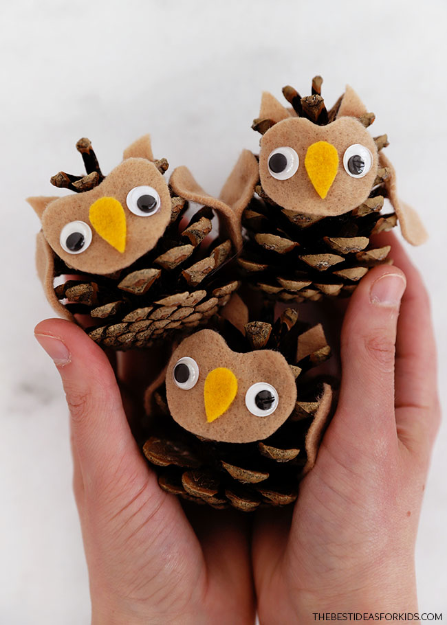 Pine Cone Owl - The Best Ideas for Kids