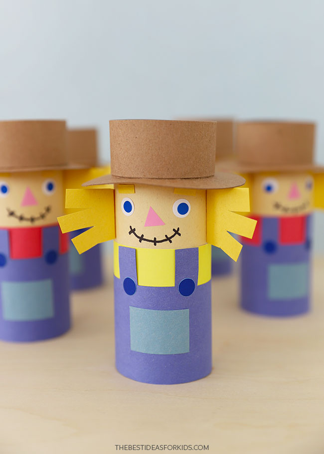 Toilet Paper Roll Scarecrow - The Best Ideas for Kids