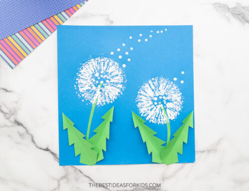 How to Paint Dandelions with Toilet Paper Rolls - The Best Ideas for Kids