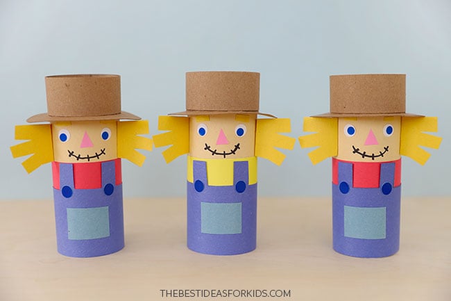 Toilet Paper Roll Scarecrow - The Best Ideas for Kids