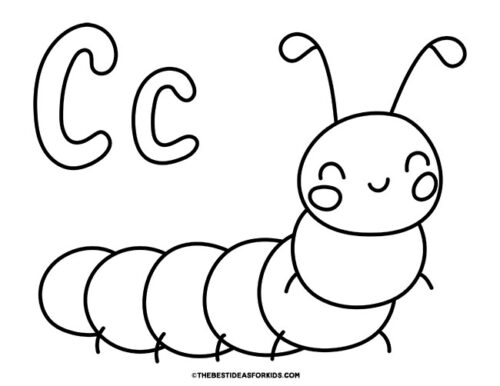 Letter C Coloring Pages - The Best Ideas for Kids